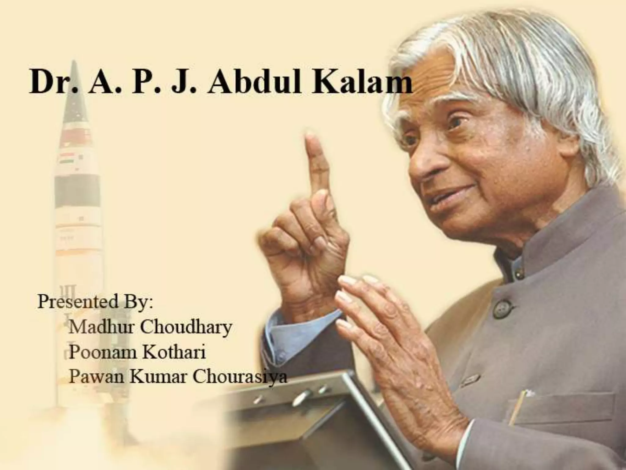 APJ Abdul kalam | PPTX