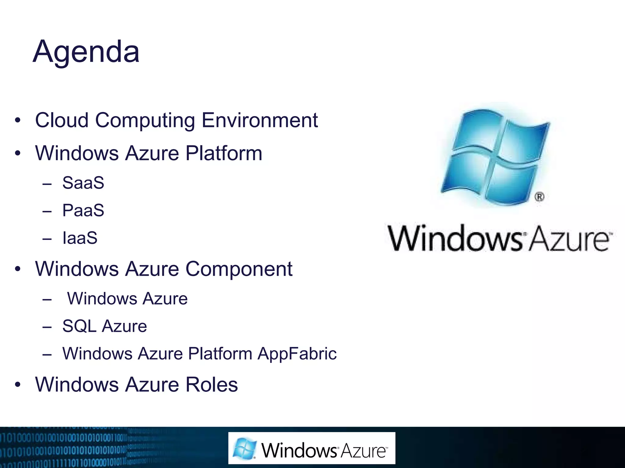 Windows Azure Overview | PPT
