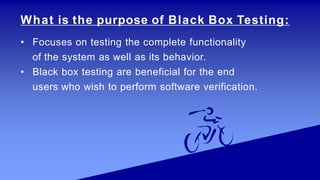black box testing | PPT
