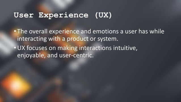 UI UX Design Presentation | PPTX