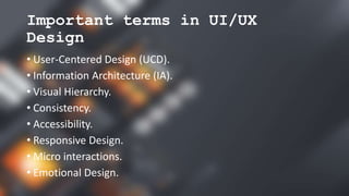 UI UX Design Presentation | PPTX
