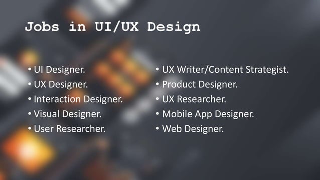 UI UX Design Presentation | PPTX
