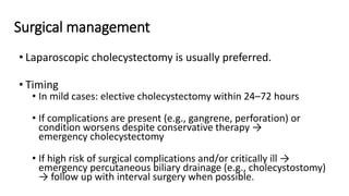 Acute cholecystitis case-based discussion | PPTX