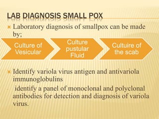 microbiology ( smallpox ) | PPT