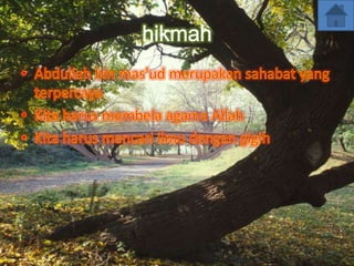 Abdullah bin mas'ud | PPTX