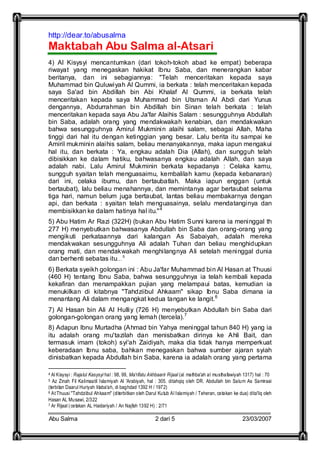 Abdullah bin saba tokoh fiktif | PDF