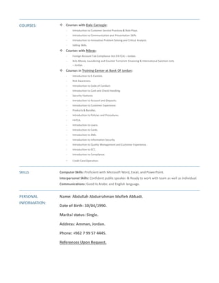 Abdullah Resume | PDF