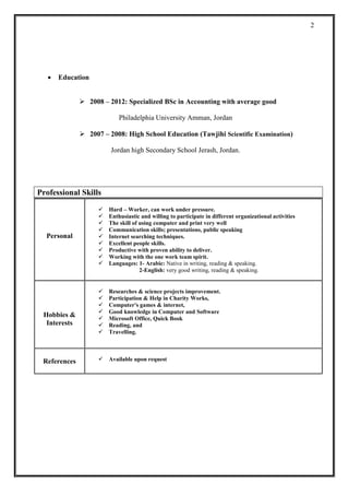 Abdullah cv english (2) | PDF