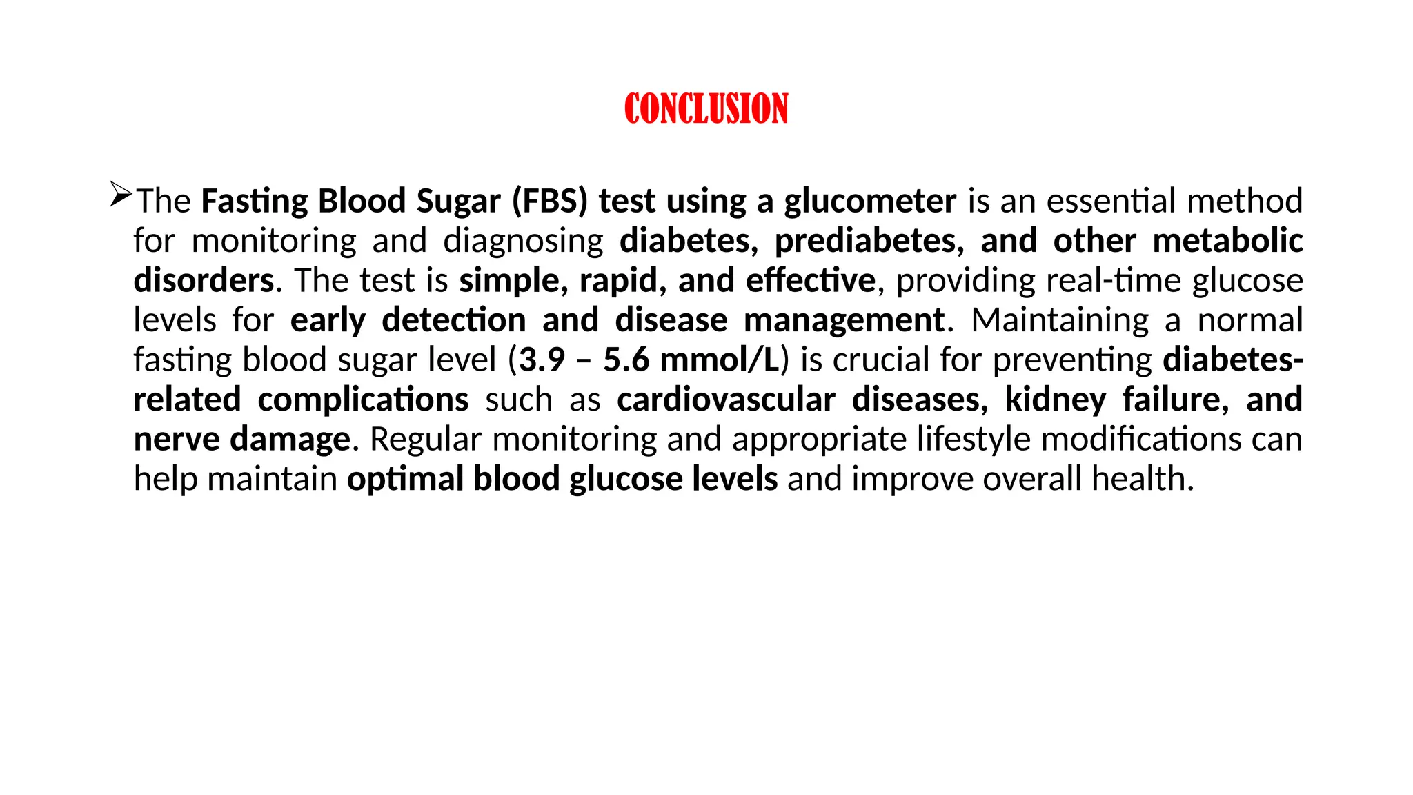 DETERMINATION OF BLOOD SUGAR USING GLUCOMETER | PPTX