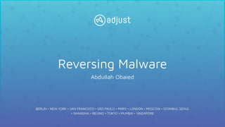 Intro to Reversing Malware | PPT