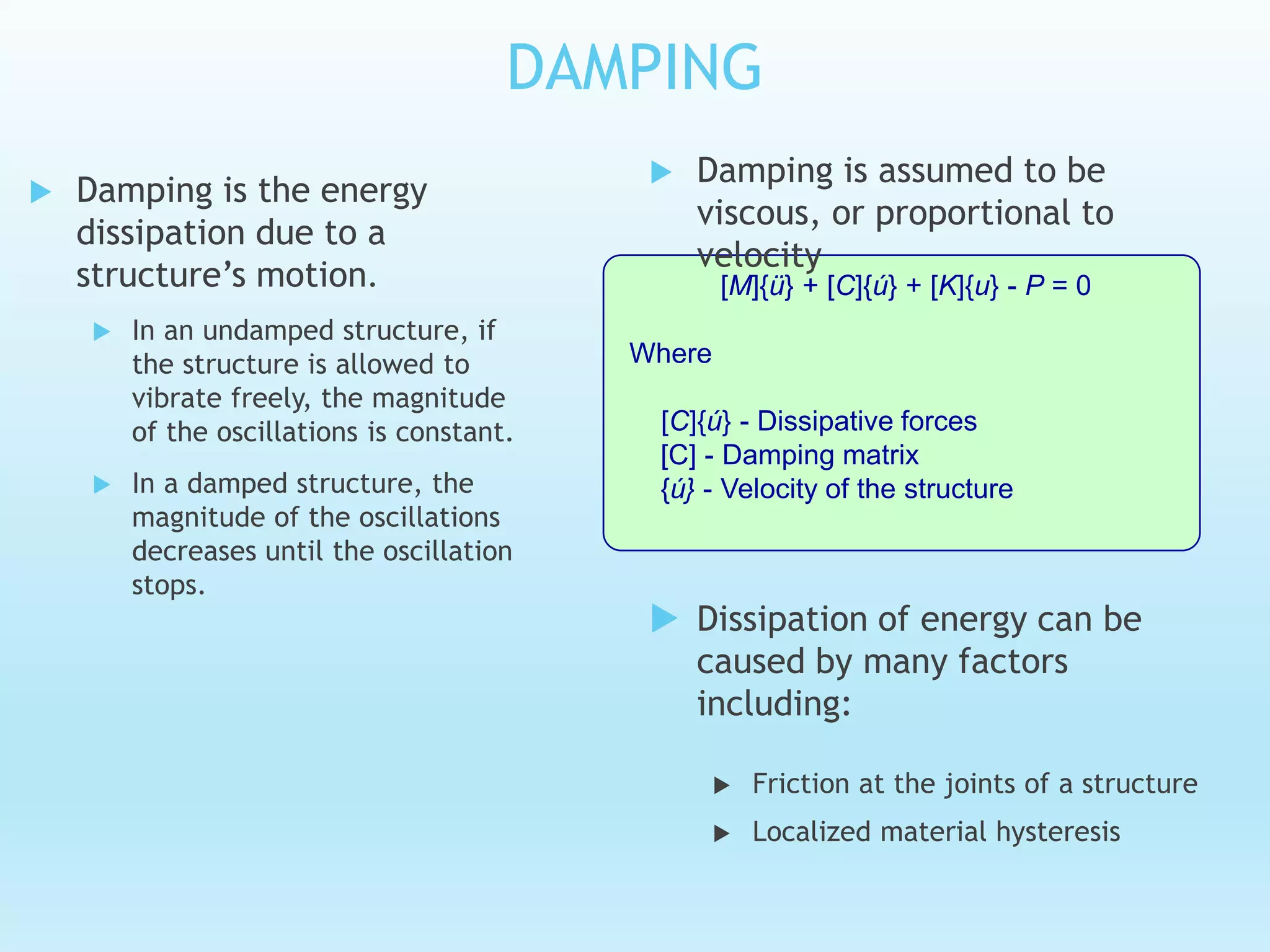 Structural Dynamics | PPTX