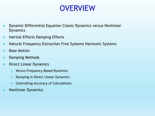 Structural Dynamics | PPTX