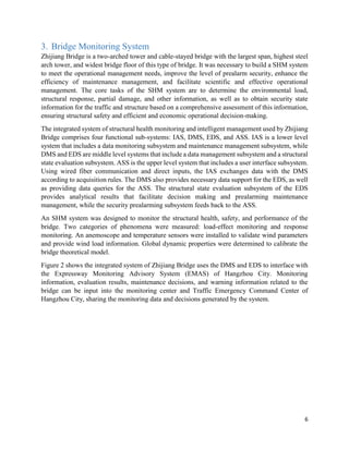 Structural Health Monitoring of a Cable-Supported Zhejiang Bridge | PDF