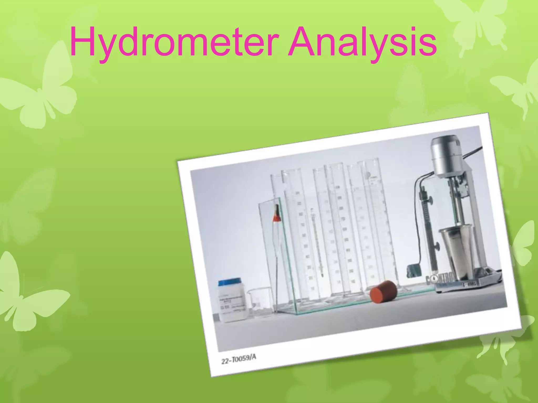 sedimentation test for soil..Soil Mechanics | PPTX