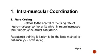 neuromuscular coordination | PPTX