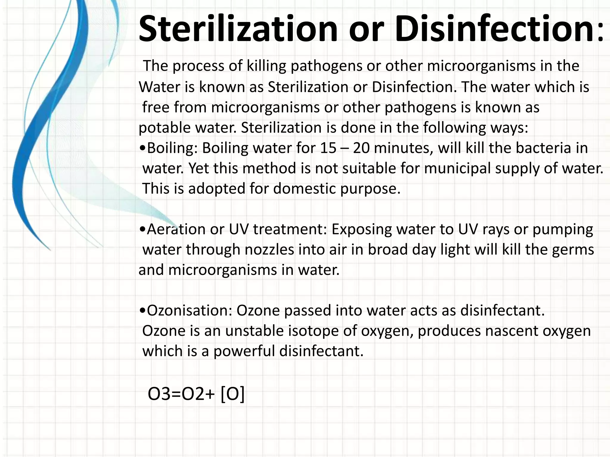domestic water treatment | PPTX