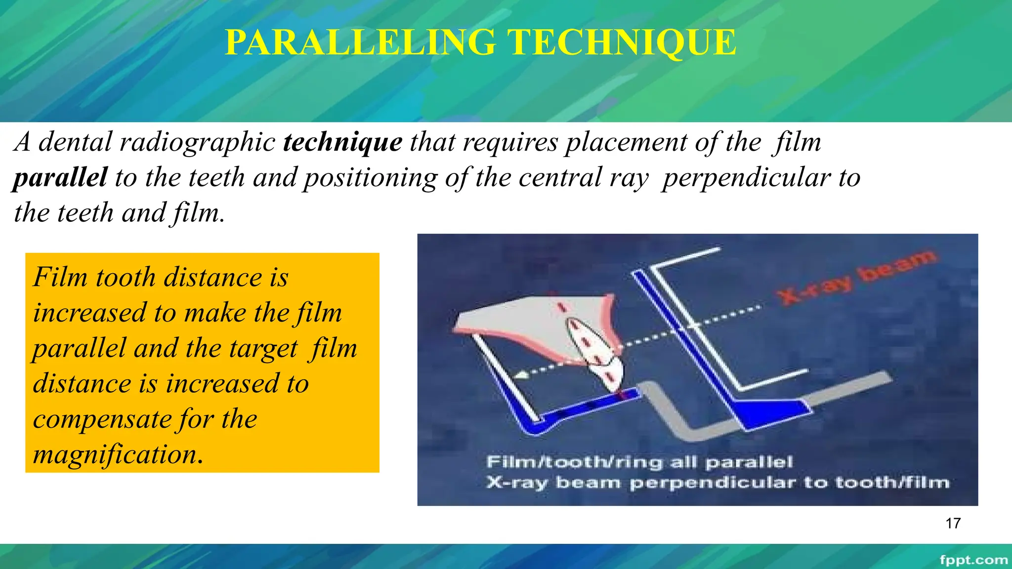 projection geometry in dental radiology .pptx