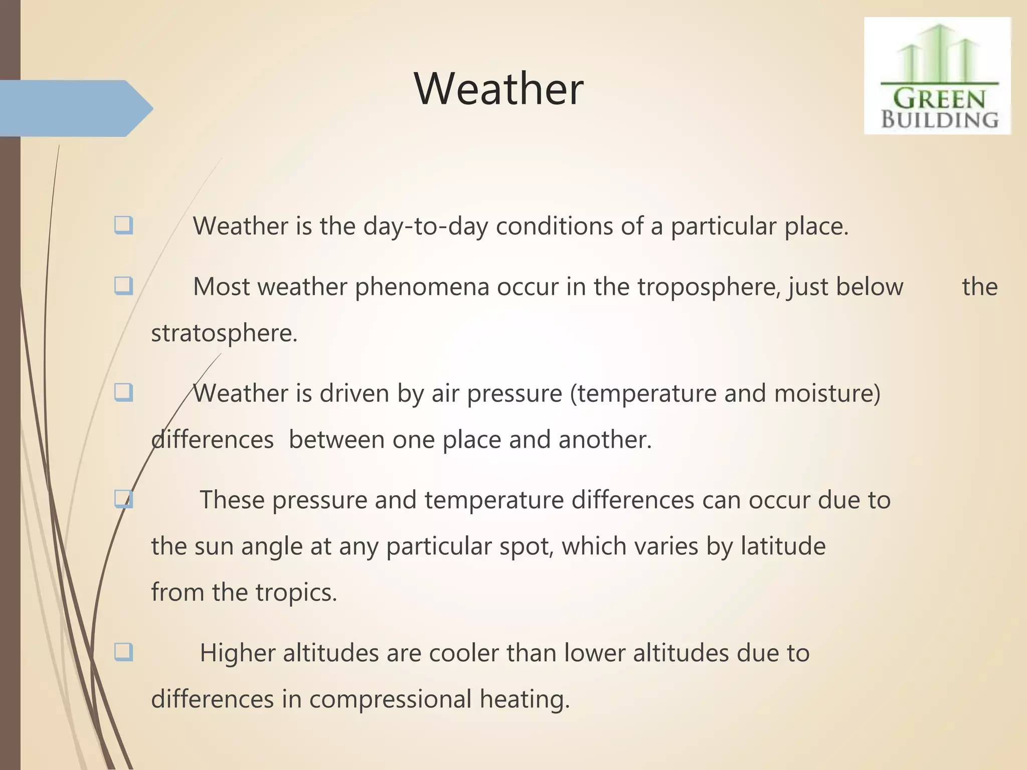 Elements of weather and climate | PPTX