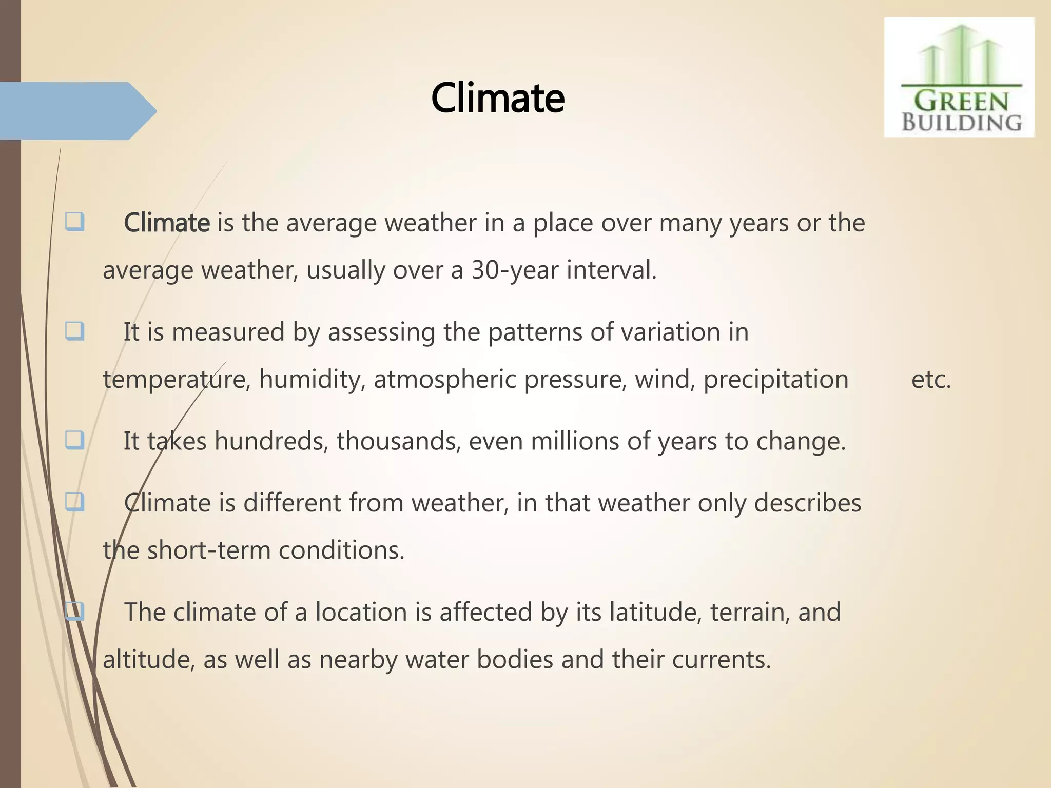 Elements of weather and climate | PPTX