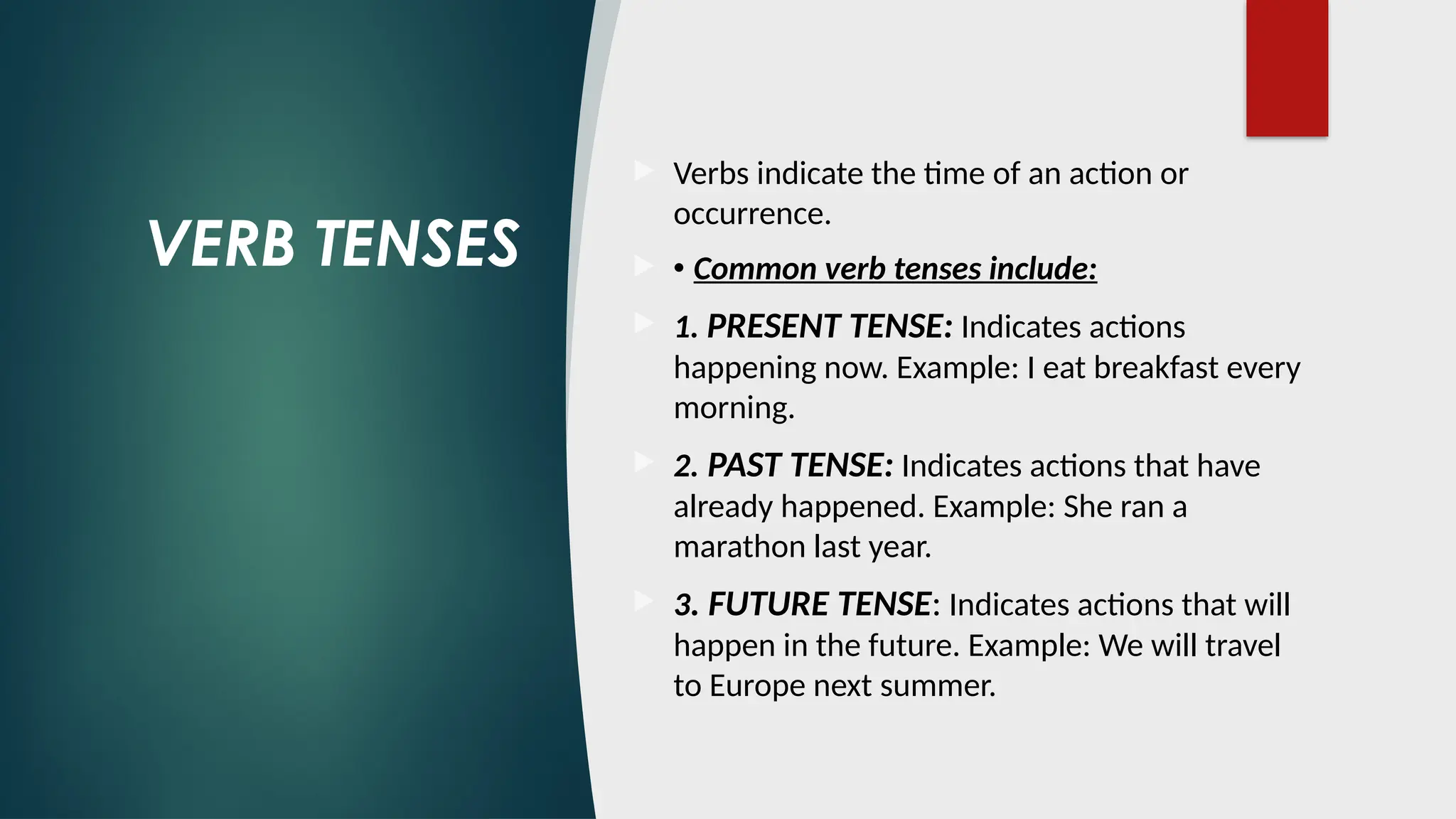Types of Verbs In English Language basic concepts | PPTX