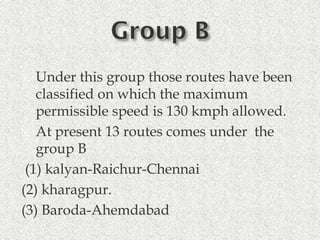 classification of indian railway | PPTX