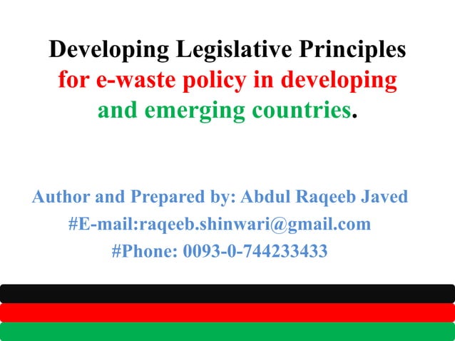 Abdul raqeeb javed final project | PPT