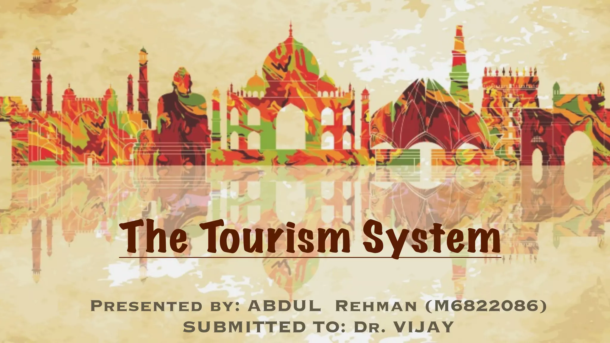 Tourism System | PDF