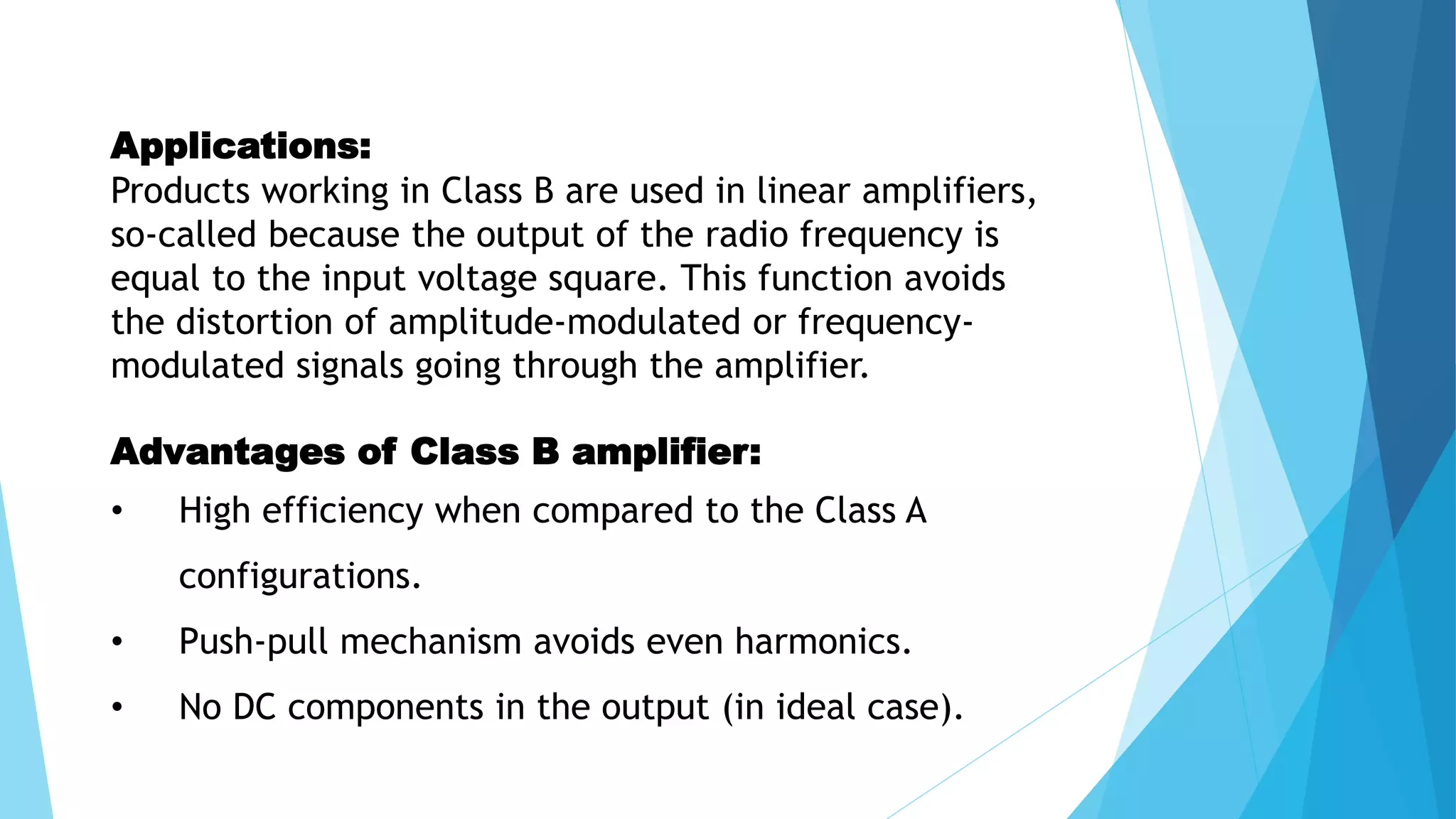 Amplifier classes | PPTX