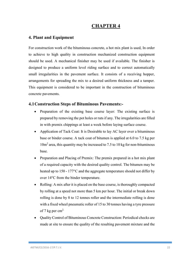 Highway construction or Road work report | PDF | Civil Engineering ...