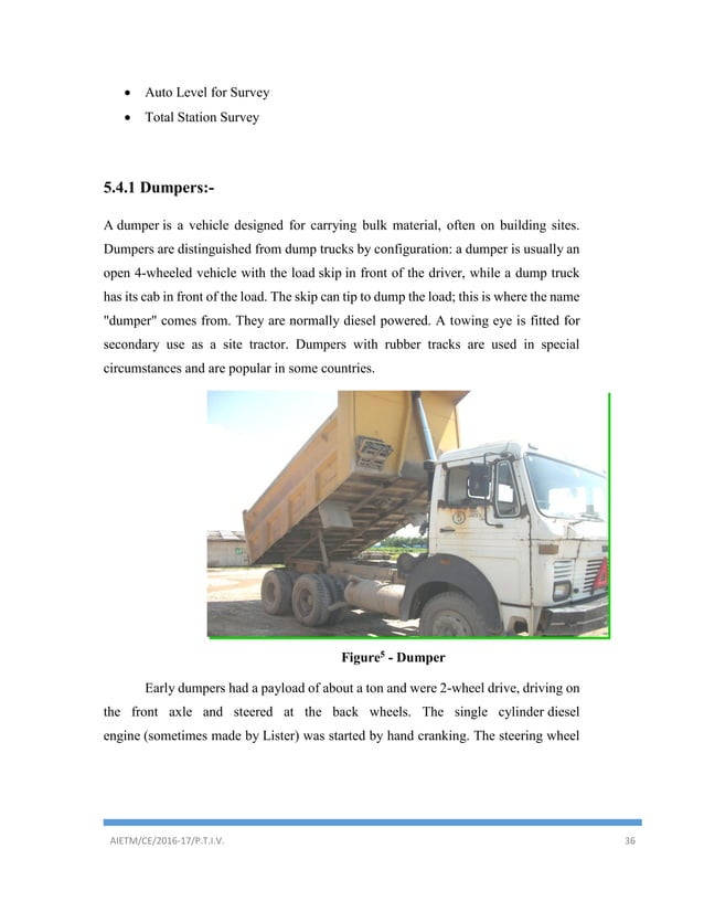 Highway construction or Road work report | PDF | Civil Engineering ...
