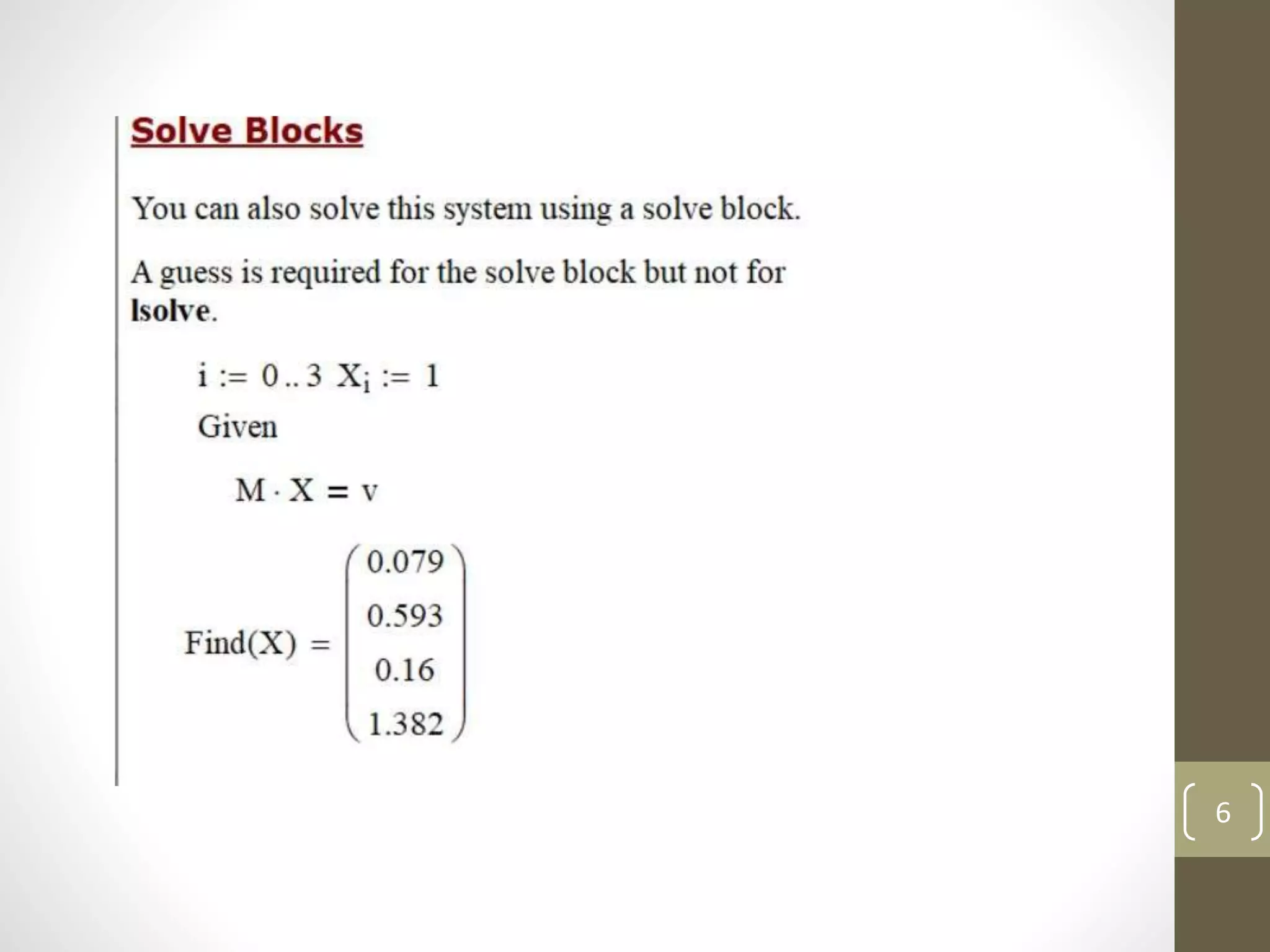 solving linear system of equations | PPTX