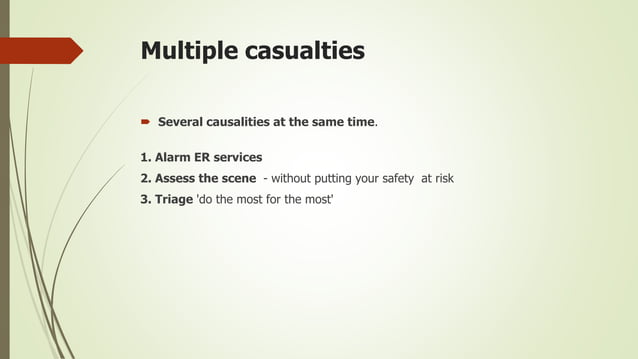 Multiple trauma and it’s definition , classification | PPTX