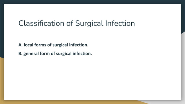 Infectious complications of combat injuries | PPTX