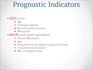 Thyroid cancer and it’s types. oncology | PPTX