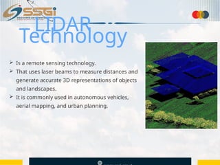 Geospatial science and technology applications | PPTX