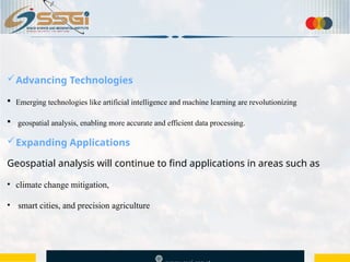 Geospatial science and technology applications | PPTX