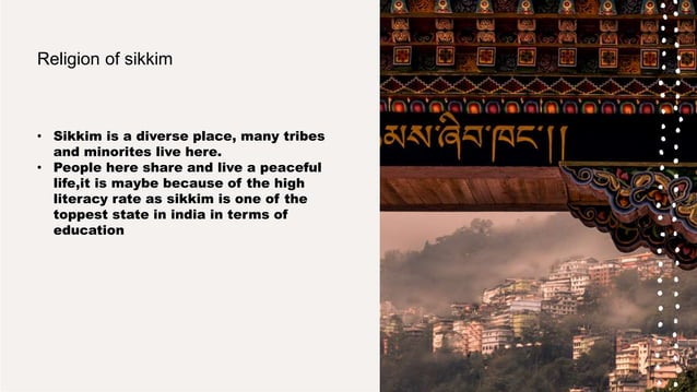 The Sikkim project aimed to enhance stay | PPTX