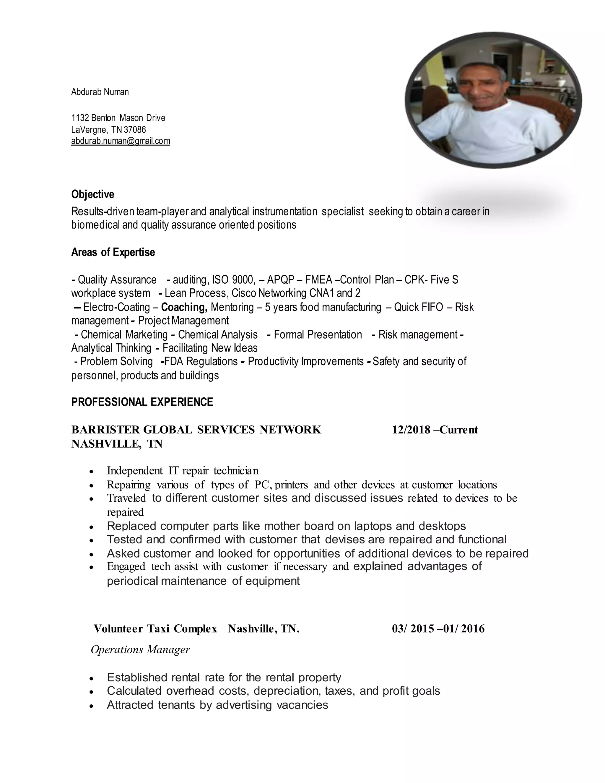 Abdurab numan resume2 | PDF