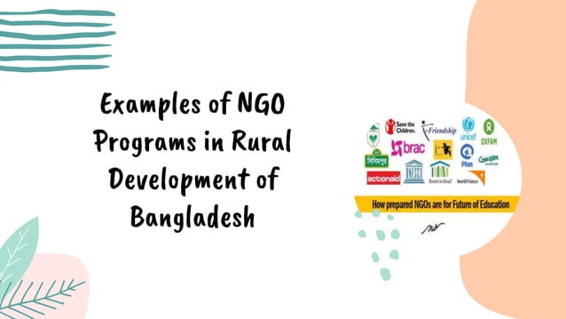 Role of NGOs in rural development of Bangladesh | PDF
