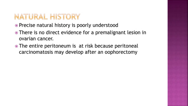 Ovarian Cancer Pptx