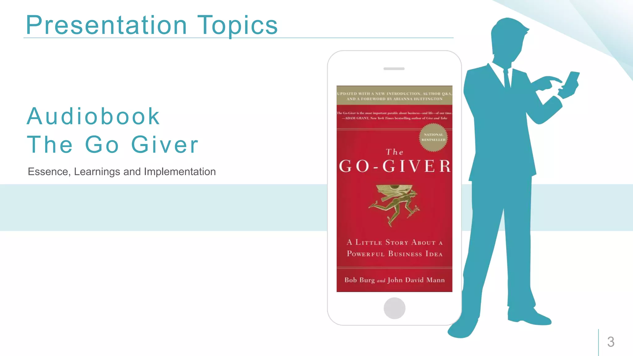 The go giver essence, learning and implementation in kazi it | PPT