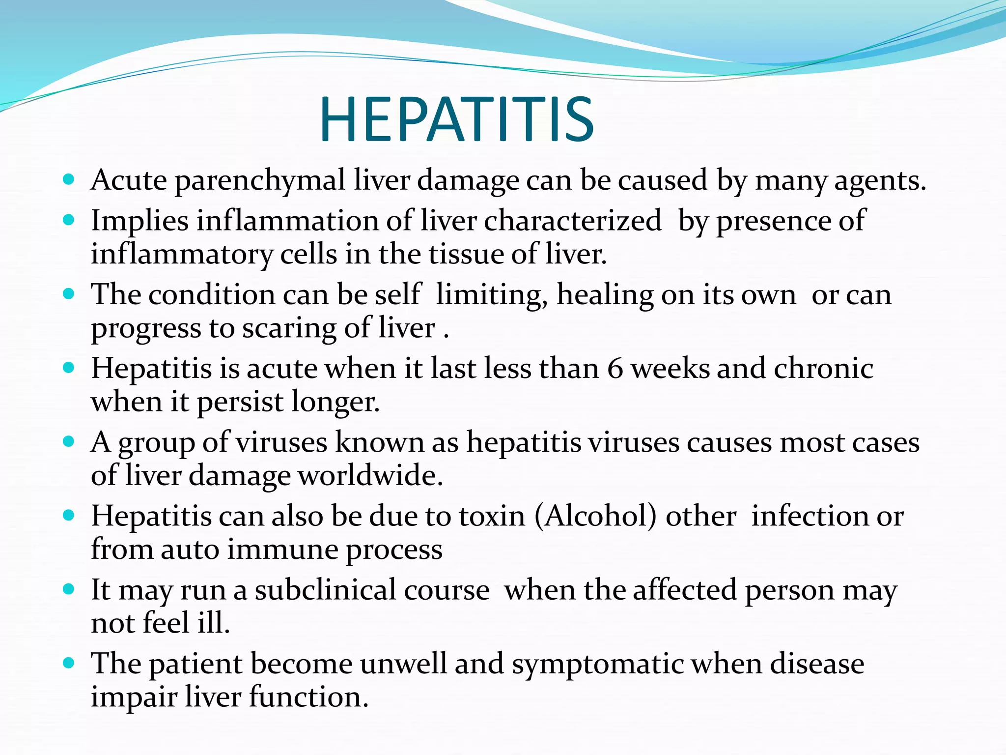 Acute hepatitis | PPT