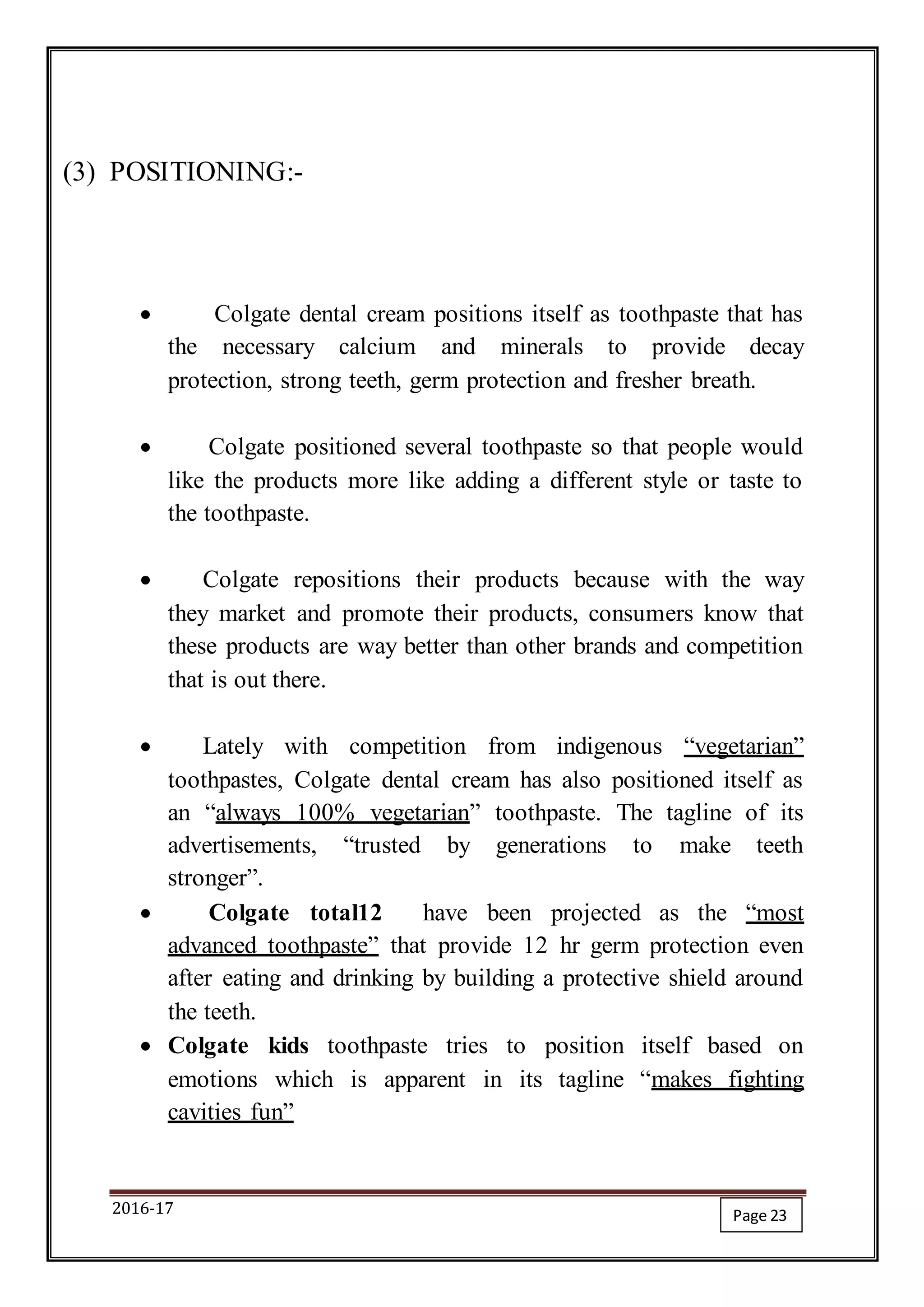 project on marketing management | DOCX