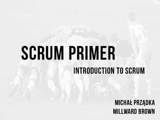 ABE2014 - Scrum Primer | PPTX