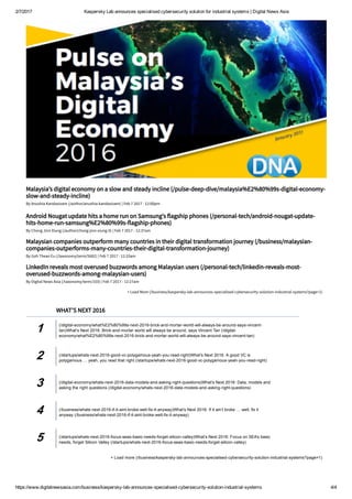 Kaspersky Lab announces specialised cybersecurity solution for ...