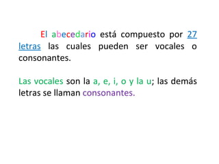 Abecedario | PPT