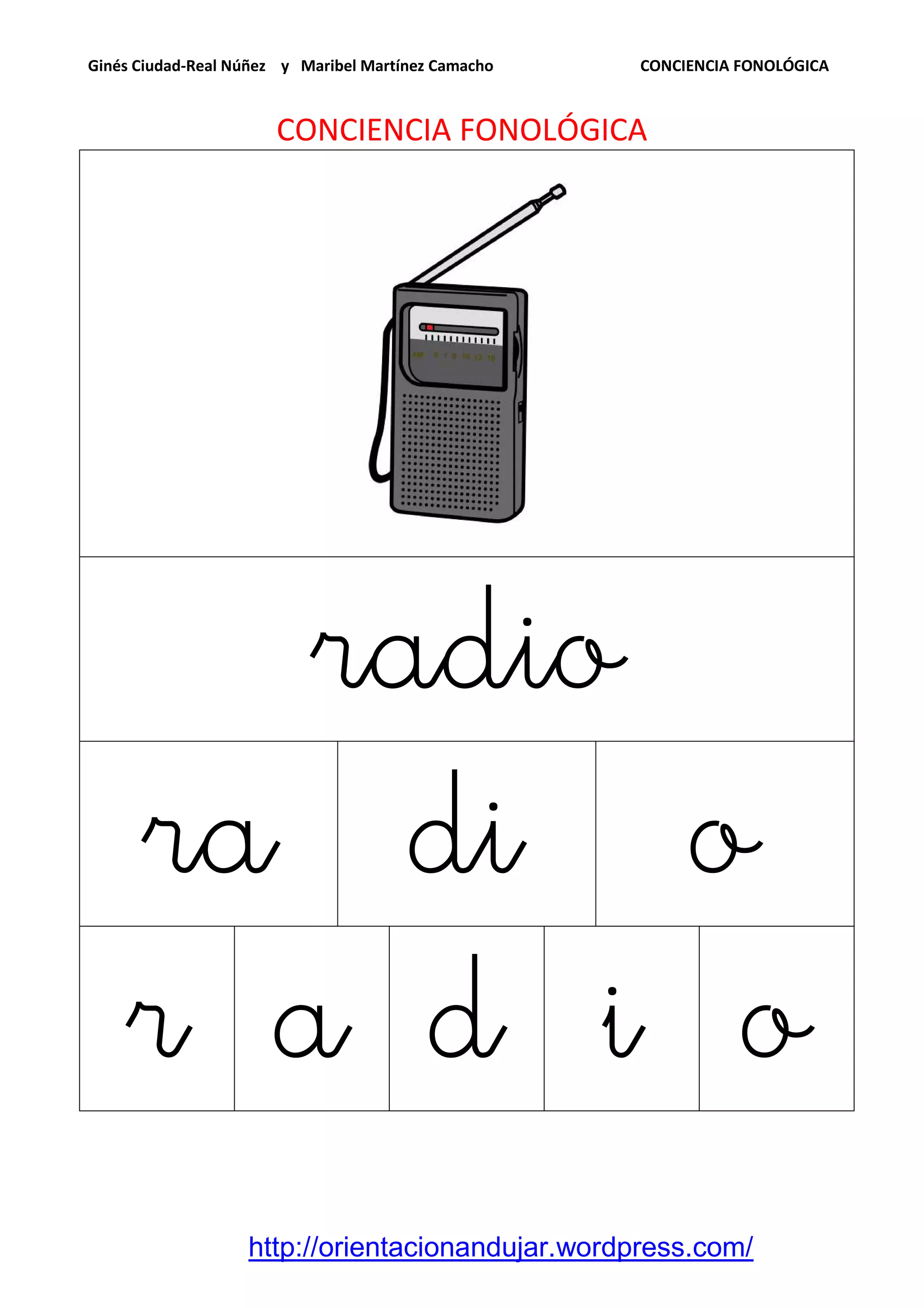 Abecedario conciencia-fonologica | PDF