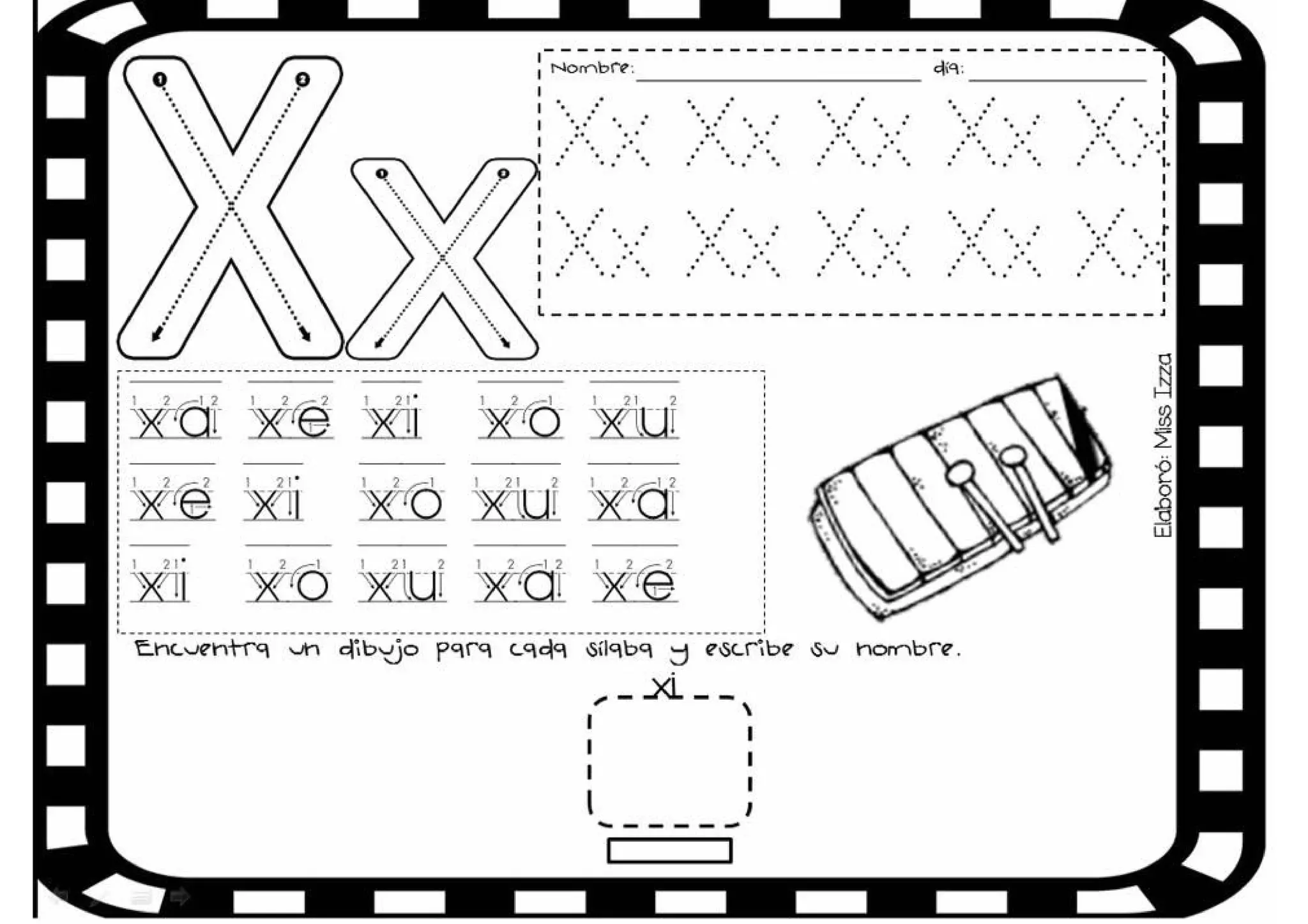 Abecedario grafomotricidad-pdf-parte-2 | PDF