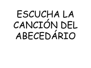 Abecedario español | PPT