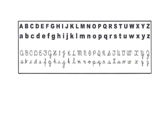 Abecedario letra ligada | PPT